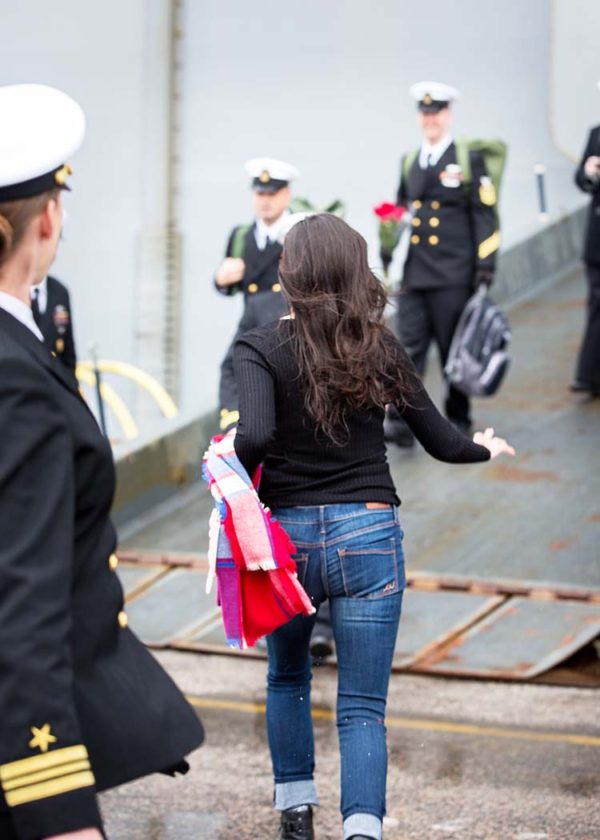 Christmas Eve Military Homecoming in Norfolk - I DO Y'ALL